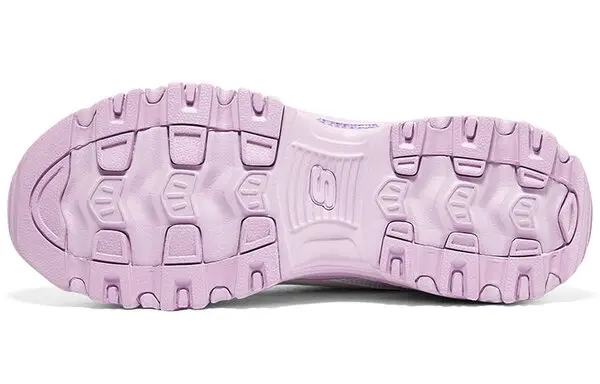 Sketchers Dlites Sneakers - White/pink