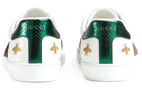 Gucci Ace Embroidered Bees And Stars Sneakers