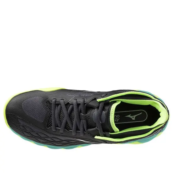 Mizuno Wave Enforce Tour Athletic Sneakers - Black/green