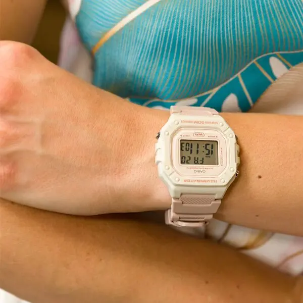 Casio Water Resistant Digital Watch - Multi-color