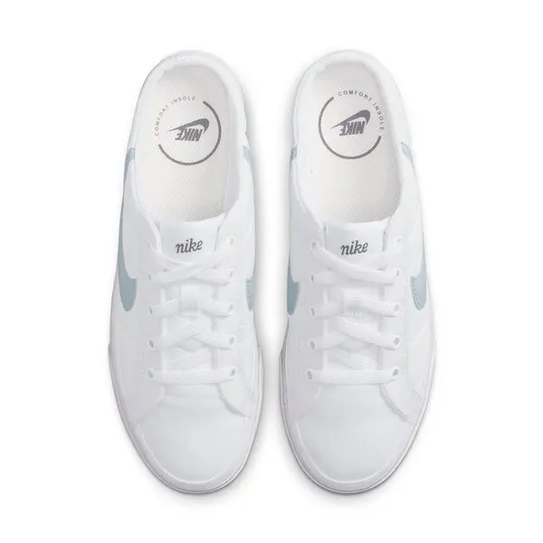 Nike Court Legacy Mule Sneakers - White/blue