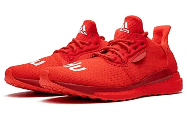 Adidas Pharrell X Solar Hu Glide 'power Sneakers - Red
