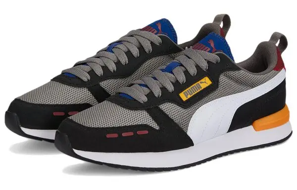 PUMA R78 Low Top Sneakers - Gray/black/white