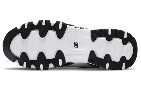 Sketchers D'lites Gs Athletic Sneakers - White/black