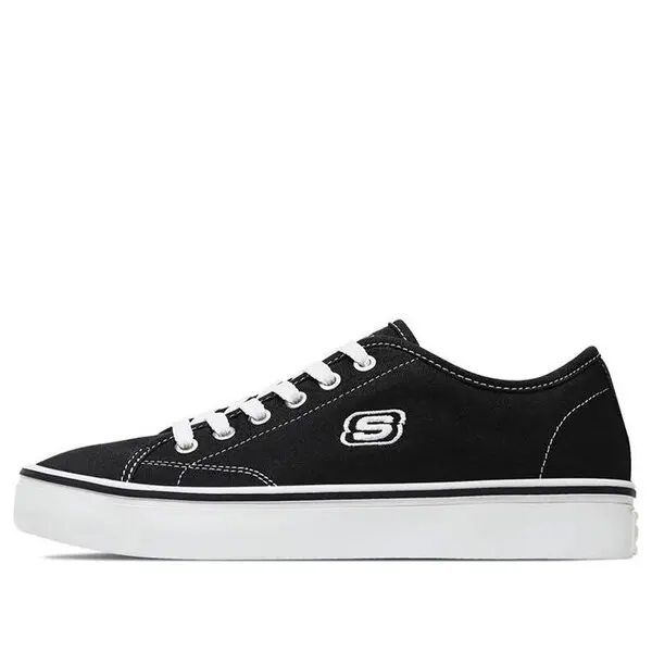 Sketchers Cupsole 1 Low Canvas Shoes - Black
