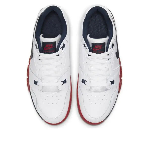 Nike Cross Trainer Low Athletic Sneakers - White/red/blue