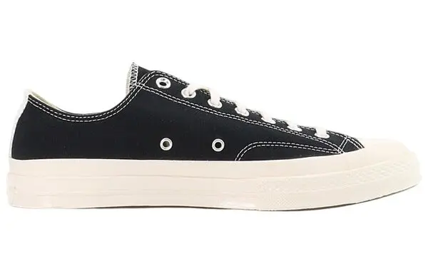 CONVERSE X Comme Des Garcons Play Chuck 70 Low Top Sneakers - Black/red