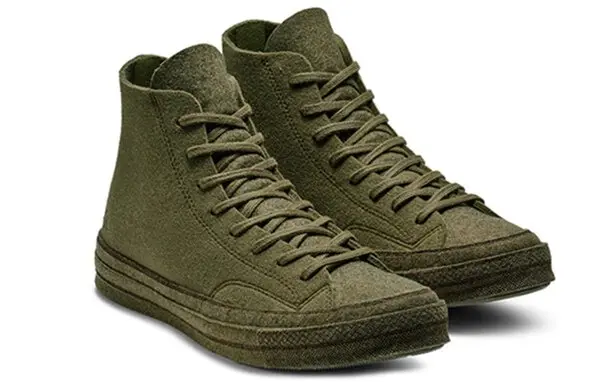 CONVERSE J.w. Anderson X Chuck 70 Hi Top 'felt - Green