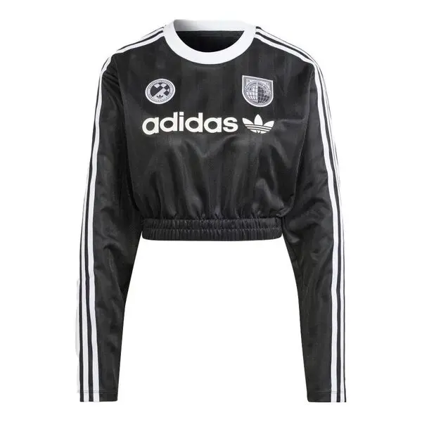 Adidas Long Sleeve Crop T-shirt - Black