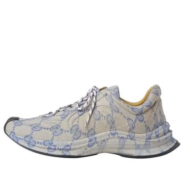 Gucci Run Sneaker - Beige/blue