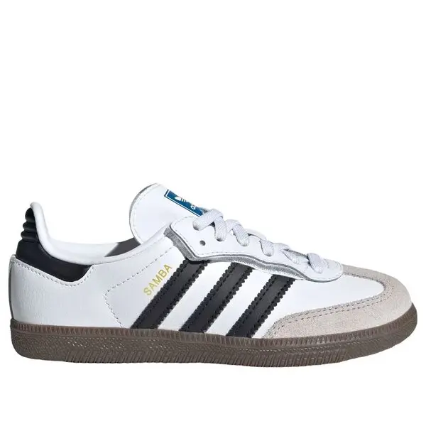 Adidas Samba "cloud White Core Black Gum" Sneakers - Cloud White/core Black/gum