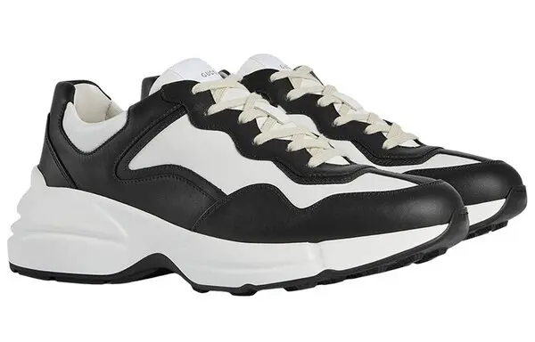 Gucci Rhyton Sneakers - Black/white