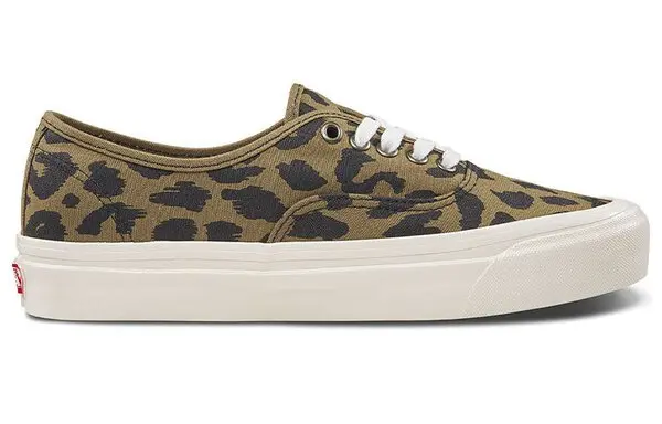 VANS Authentic 44 Dx 'og Leopard' Lace-up Low Top Sneakers