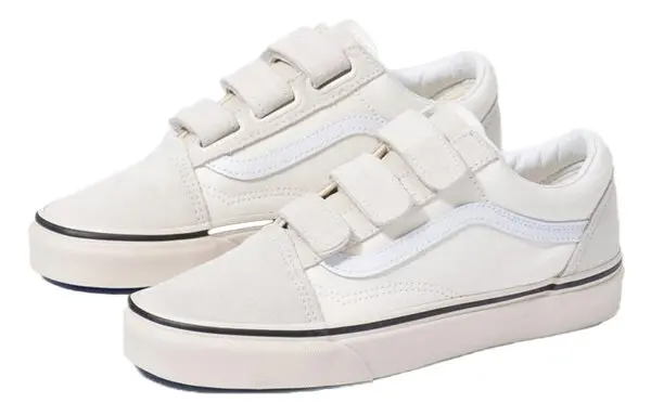 VANS Old Skool Velcro Sneakers - Gray/white