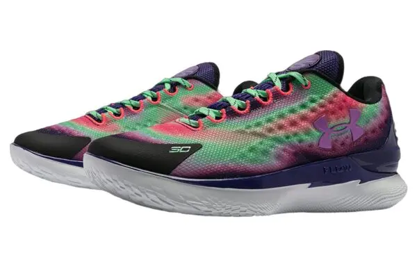 Under Armour Curry 1 Low Flotro Basketball Sneakers - Purple/black