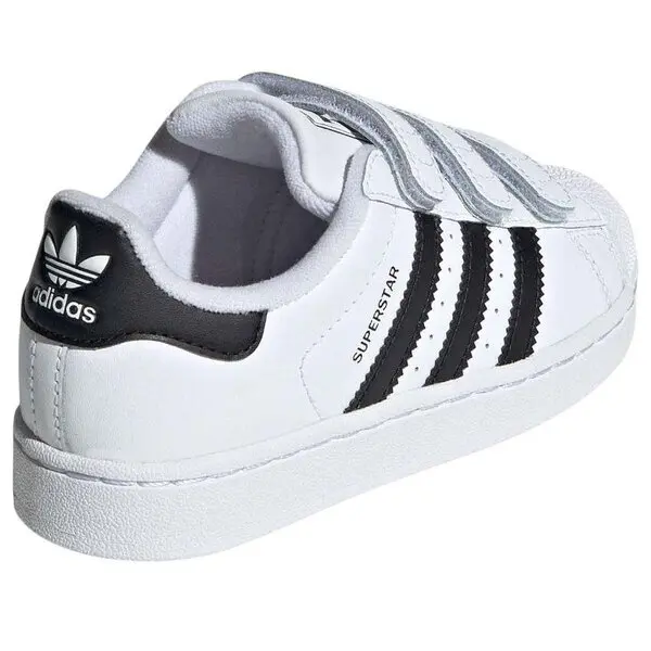 Adidas Superstar Ii Velcro Sneakers - Cloud White/core Black/cloud White