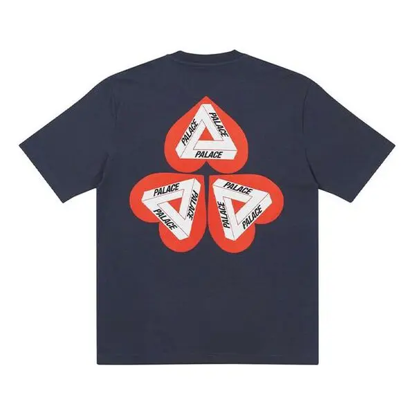 PALACE Tri-ferg Heart Short Sleeve T-shirt - Blue