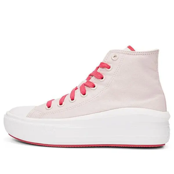 CONVERSE Chuck Taylor All Star Move High Top Sneakers - Pink/white
