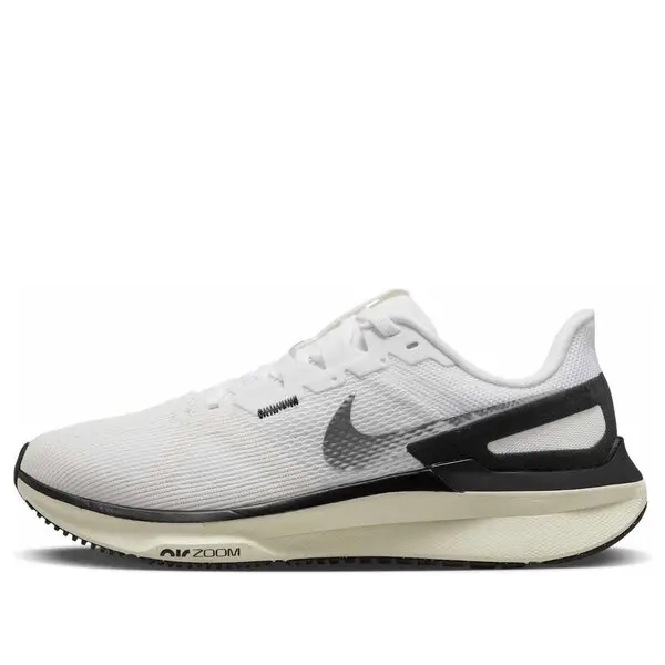 Nike Zoom Structure 25 Athletic Sneakers - White/black/sail