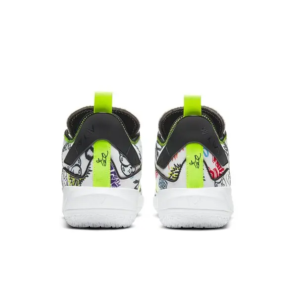 JORDAN Air Why Not Zer0.4 "graffiti" Athletic Sneakers - White
