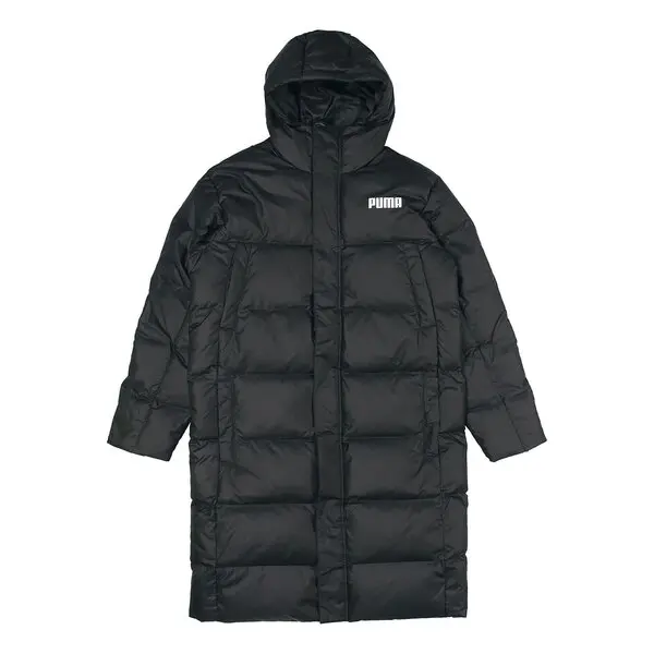 PUMA Puffer Coat Jacket - Black