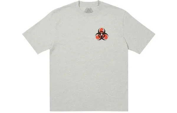 PALACE Biohazard T-shirt Marl - Grey