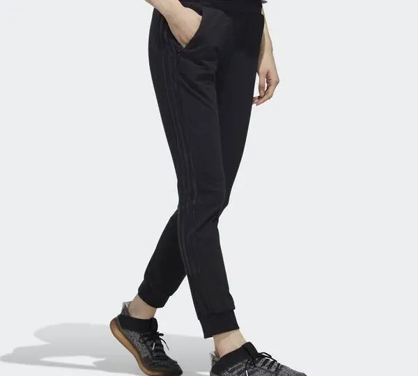 Adidas 3-stripes Ankle Cone Sports Pants Black