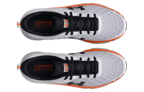 Under Armour Charged Assert Athletic Shoes - White/black