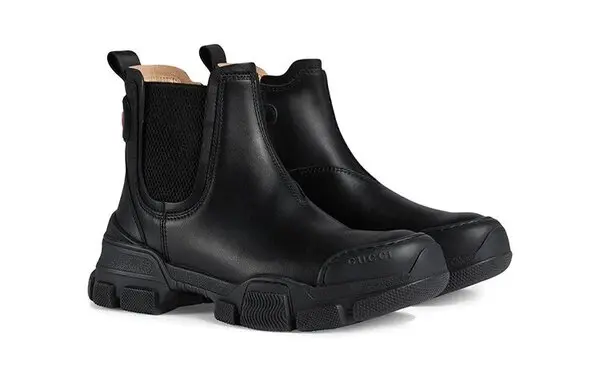 Gucci Leather Ankle Boots