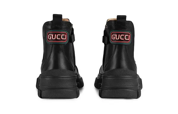 Gucci Leather Ankle Boots