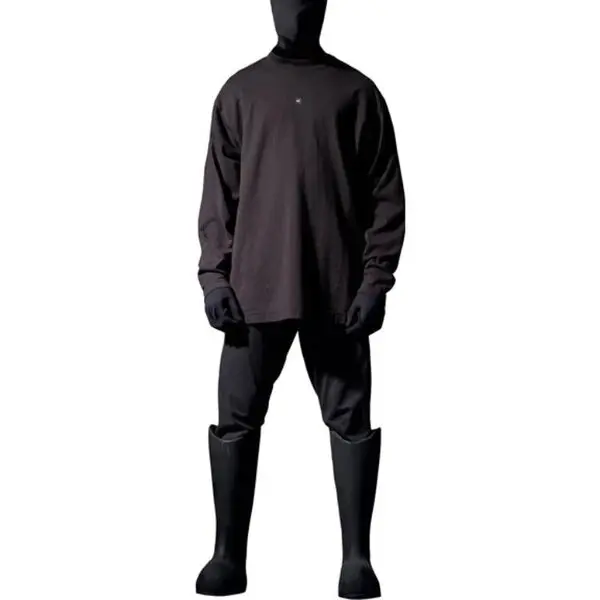 Yeezy Ss22 Logo Longsleeve Tee 'dark - Grey