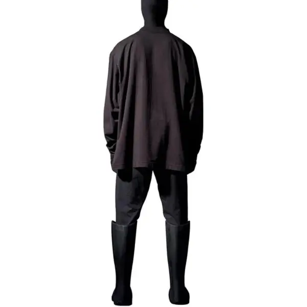 Yeezy Ss22 Logo Longsleeve Tee 'dark - Grey