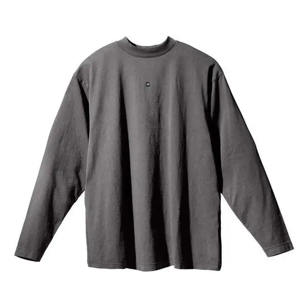 Yeezy Ss22 Logo Longsleeve Tee 'dark - Grey