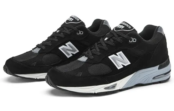 NEW BALANCE 991 Made In England Sneaker - Black/white/grey