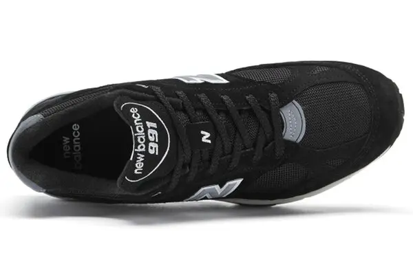 NEW BALANCE 991 Made In England Sneaker - Black/white/grey