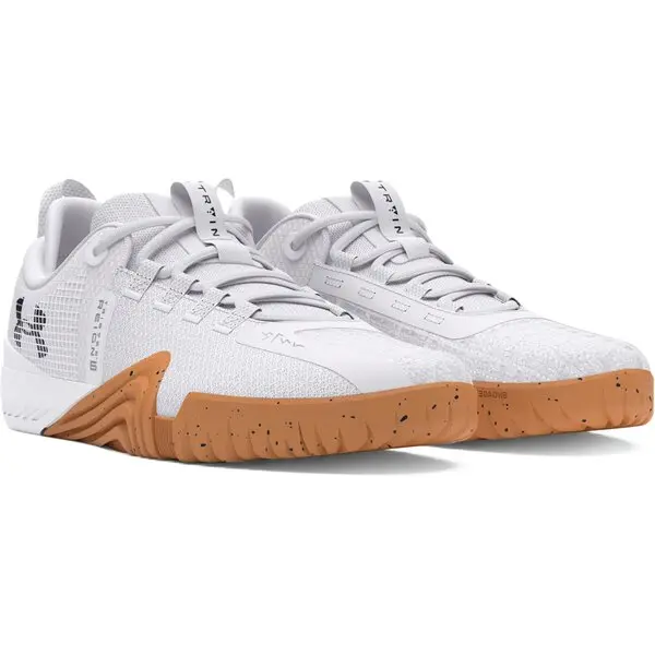 Under Armour Tribase Reign 6 Athletic Sneakers - White/gum