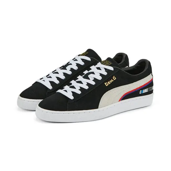 PUMA X Gen. G Suede Sneakers - Black/white/red
