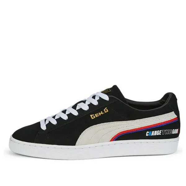 PUMA X Gen. G Suede Sneakers - Black/white/red