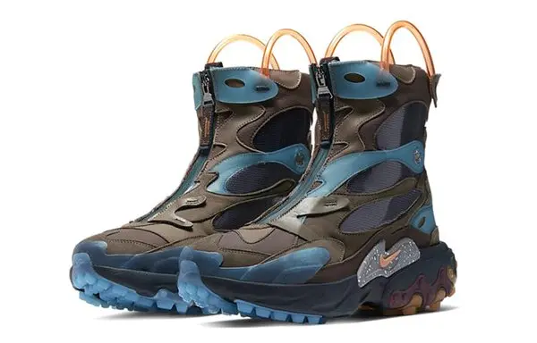 Nike Undercover X React Boot - Brown/blue/yellow