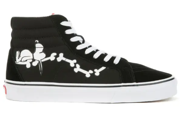 VANS Peanuts X Sk8-hi Reissue 'snoopy Bones' High Top Sneakers