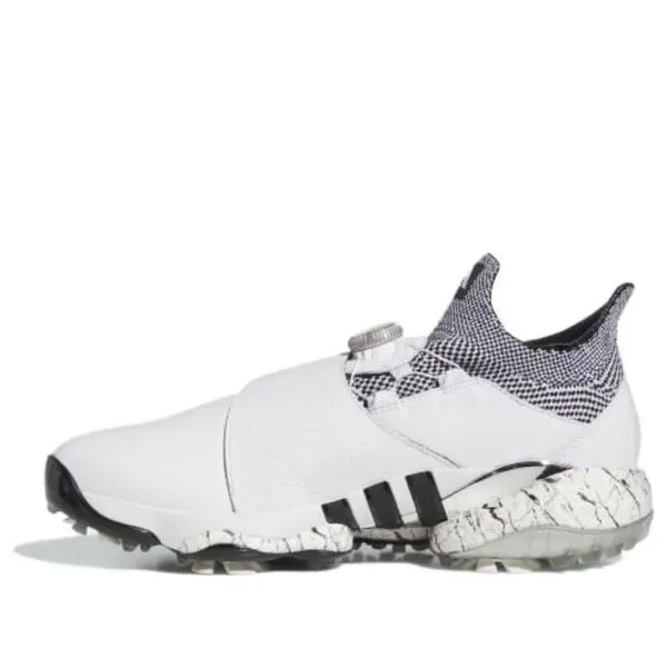 Adidas Tour 360 Twin Boa Golf Shoes - White/black