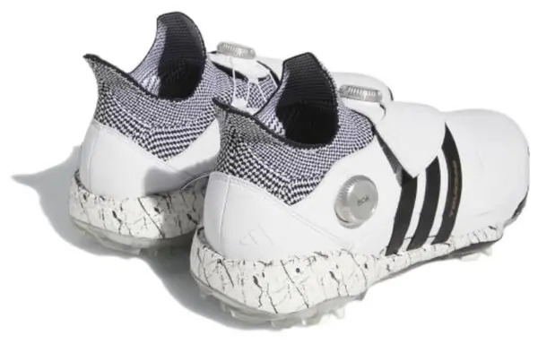 Adidas Tour 360 Twin Boa Golf Shoes - White/black