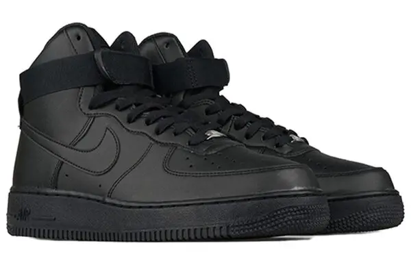 Nike Force 1 High '07 Sneakers - Blavk/black