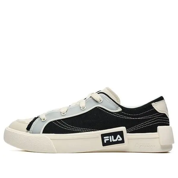 FILA FUSION Pop Skate Shoes - Cream White/black/grey