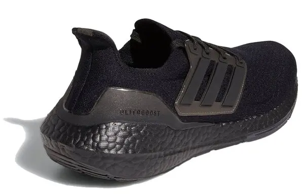 Adidas Ultraboost 21 "triple " Athletic Sneakers - Black