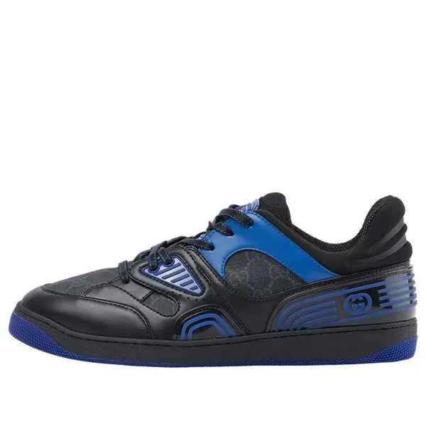Gucci Basket Low Top Sneakers - Black/blue
