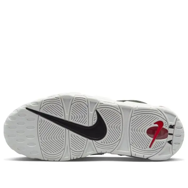 Nike More Uptempo 'tunnel Walk' Sneakers - Black/white/brown