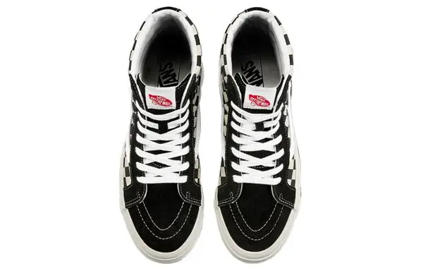VANS Sk8-hi 38 Dx Anaheim Factory Checker Combo High Top Sneakers - Black/white