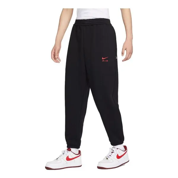 Nike Fleece Trousers - Black