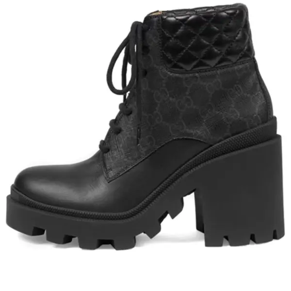 Gucci Gg Ankle Boot - Black